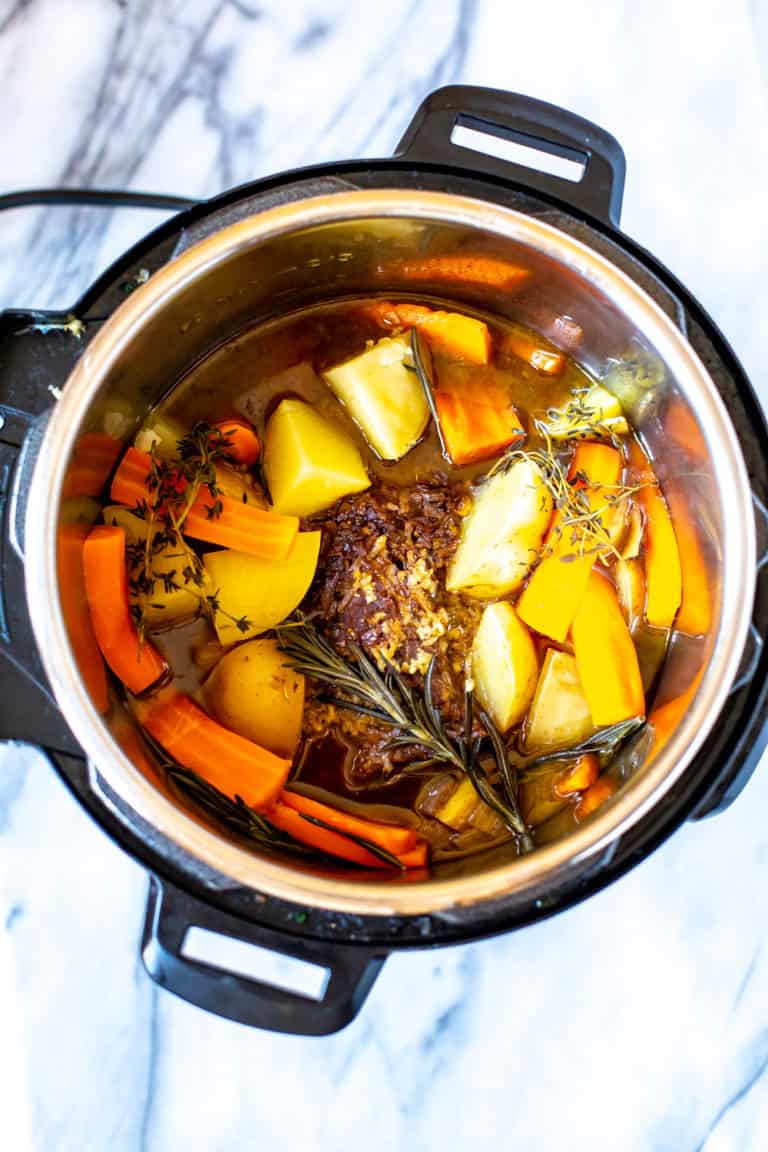 Easy Instant Pot Pot Roast {Tender + Juicy} | Eating Instantly