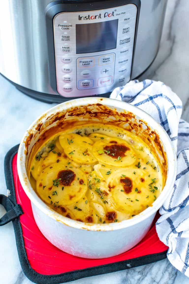 Creamy Instant Pot Scalloped Potatoes - Eating Instantly