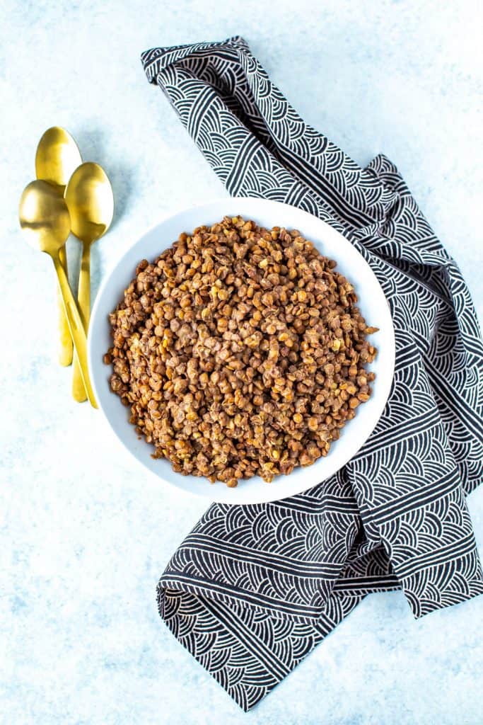 Instant Pot Lentils {Ready in 10 Minutes} - Eating Instantly