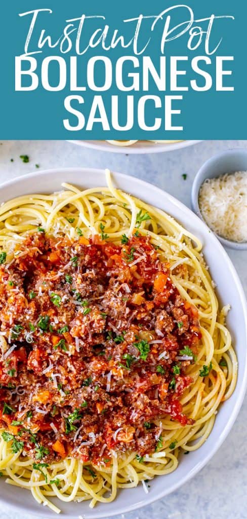 Easy Instant Pot Bolognese {30 Minutes} - Eating Instantly