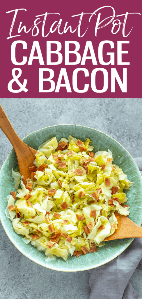 Easy Instant Pot Cabbage and Bacon - Eating Instantly