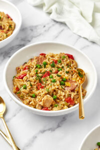 Instant Pot Chicken Paella {Fast + Easy} - Eating Instantly