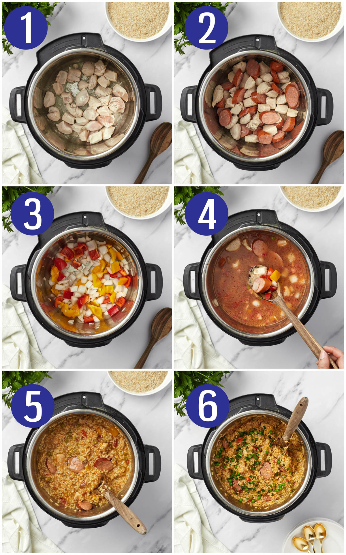 Instant Pot Chicken Paella {Fast + Easy} - Eating Instantly