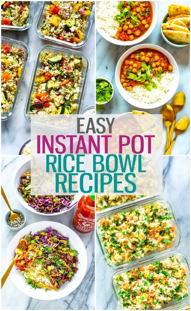 22+ Healthy Instant Pot Rice Bowls - Eating Instantly
