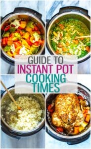A Complete Guide to Instant Pot Cooking Times - Eating Instantly