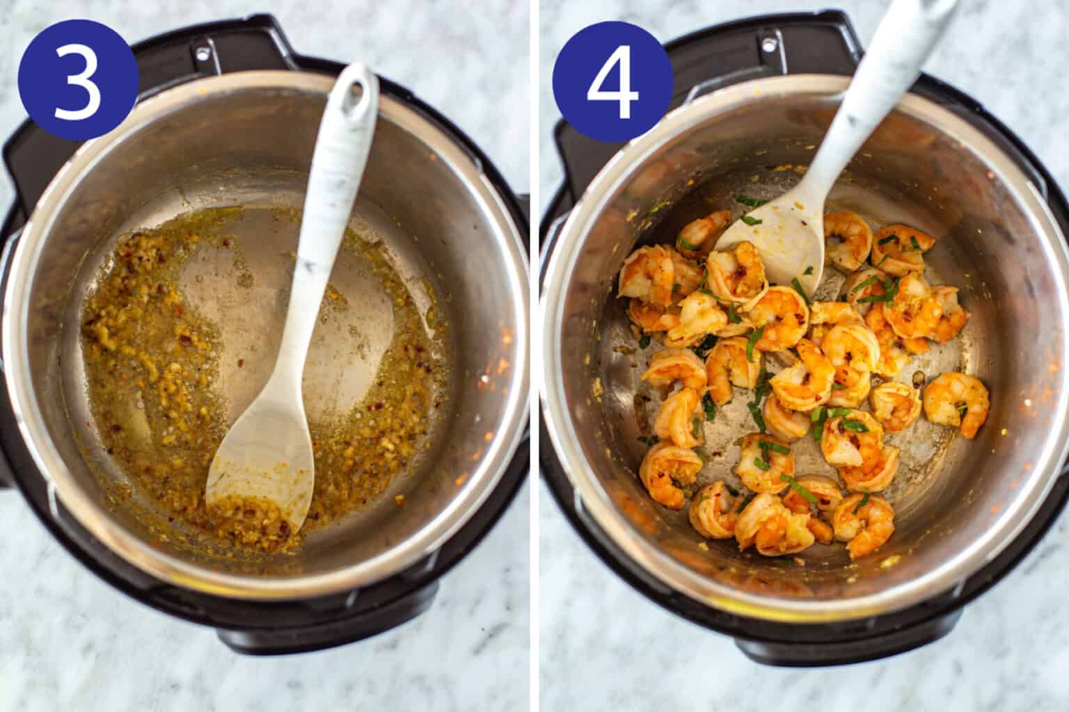Instant Pot Shrimp with Garlic Butter Sauce - Eating Instantly