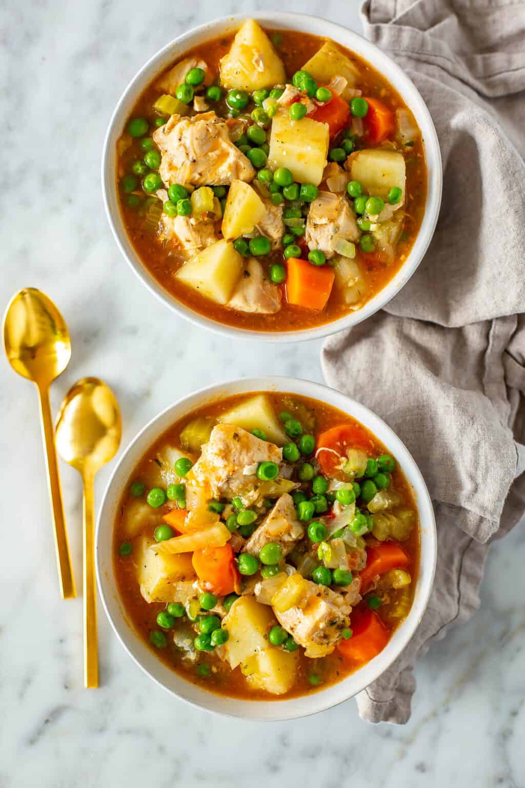 Easy Instant Pot Chicken Stew {Ready in 30 Minutes} - Eating Instantly