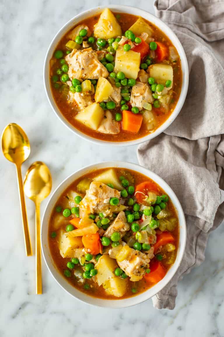 Easy Instant Pot Chicken Stew {Ready in 30 Minutes} - Eating Instantly