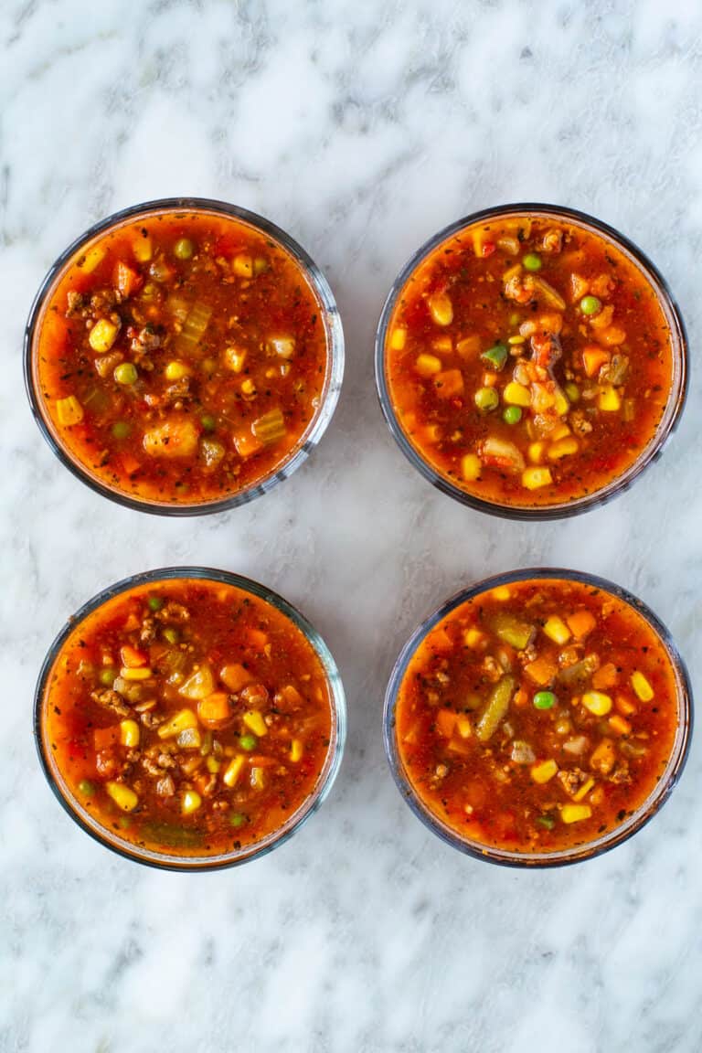 Easy Instant Pot Hamburger Soup - Eating Instantly