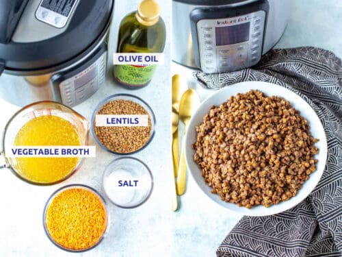Instant Pot Lentils {Ready in 10 Minutes} - Eating Instantly