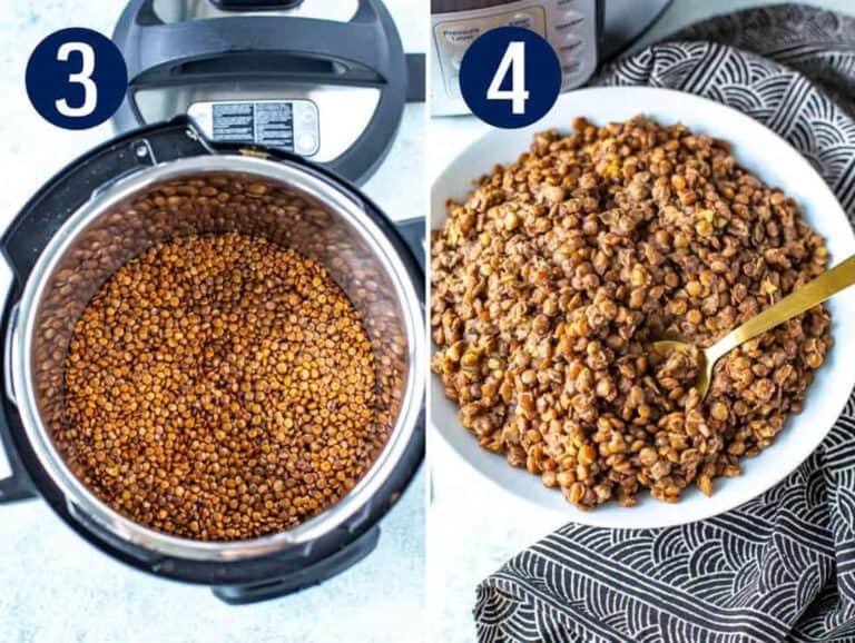 Instant Pot Lentils {Ready in 10 Minutes} - Eating Instantly